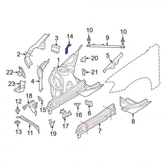 BMW X4 OEM Fenders | Factory Front & Rear Fenders — CARiD.com