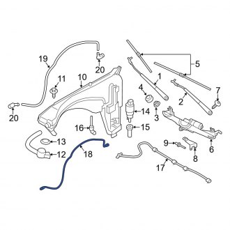 BMW X4 OEM Wiper Blade & Washer Parts | Motors, Arms — CARiD.com