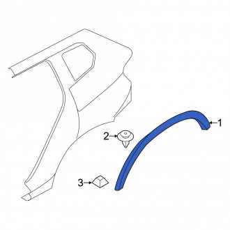 BMW X4 Replacement Fender Moldings & Trim — CARiD.com