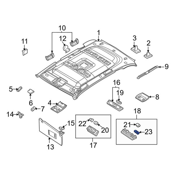BMW OE 63258389736 - Dome Light Socket