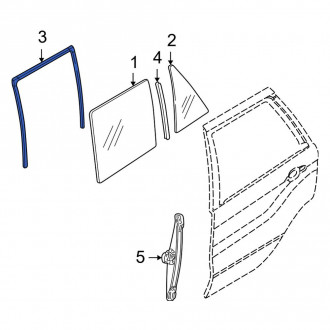 BMW X5 Replacement Window Seals — CARID.com