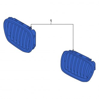 BMW X6 OEM Grilles | Factory Billet & Mesh Grilles — CARiD.com