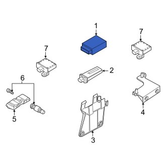 BMW X6 TPMS Control Units - Modules & Wiring | CARiD