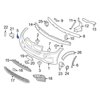BMW X6 Bumper Inserts & Covers | Front, Rear — CARiD.com
