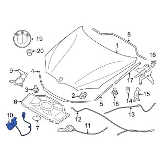 BMW iX Replacement Hoods | Hinges, Supports – CARiD.com