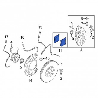 BMW OEM Brake Parts - Pads, Bleeders, Rotors, Lines | CARiD