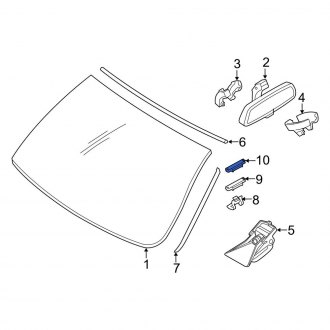 BMW X6 OEM Window Parts | Visors, Regulators — CARiD.com