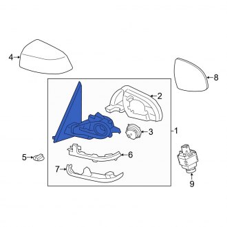 BMW X5 OEM Mirrors | Towing, Side & Rear View — CARiD.com