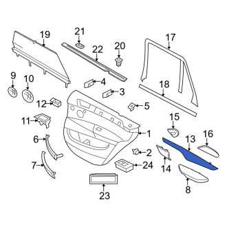 BMW X6 Door Moldings | Side, Edge, Belt – CARiD.com