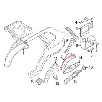 2017 BMW X5 OEM Quarter Panels & Parts — CARiD.com