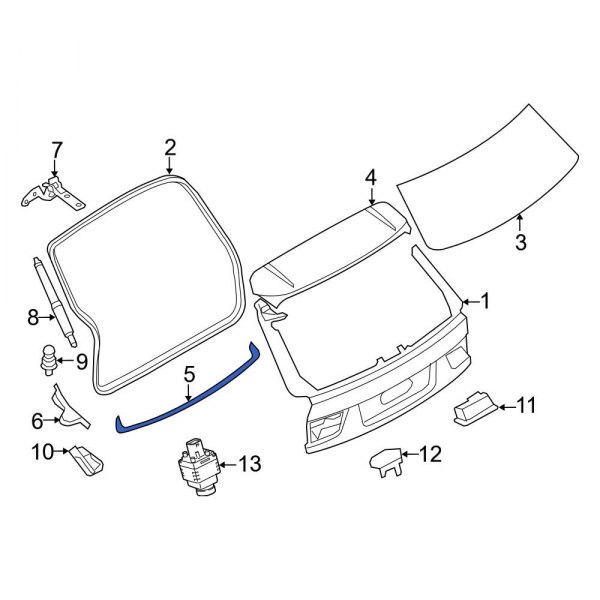 BMW OE 51767294464 - Spoiler Gasket