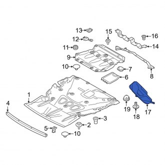 BMW 3-Series Radiator Support Covers — CARiD.com