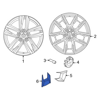 BMW OEM Wheel Center Caps | Emblems, Logos, Trim Rings — CARiD.com