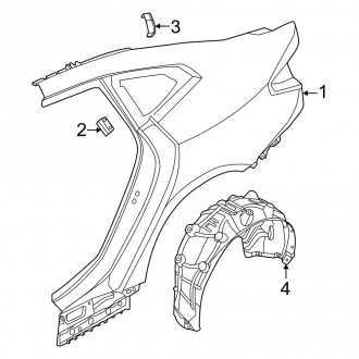 2022 BMW 4-Series OEM Quarter Panels & Parts — CARiD.com