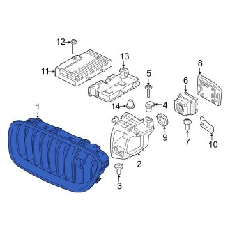 BMW X6 OEM Grilles | Factory Billet & Mesh Grilles — CARiD.com