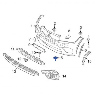 BMW X5 Fender Support Braces & Hardware — CARiD.com
