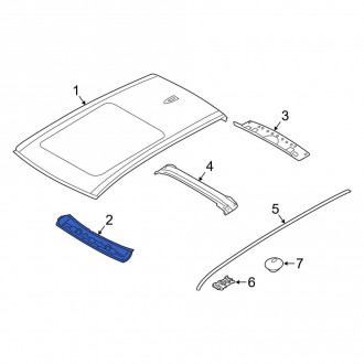 BMW X6 OEM Roofs & Parts | Panels, Drip Rails — CARiD.com