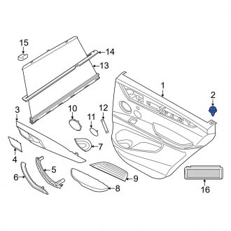 BMW X6 OEM Doors & Parts | Shells, Panels, Armrests — CARiD.com