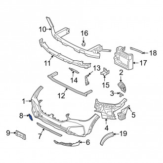 BMW X6 Bumper Inserts & Covers | Front, Rear — CARiD.com