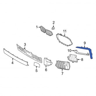 BMW X6 Grille Frames & Moldings — CARiD.com