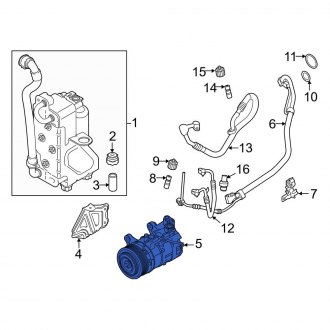 BMW X6 OEM A/C & Heating Parts | Systems, Compressors — CARiD.com