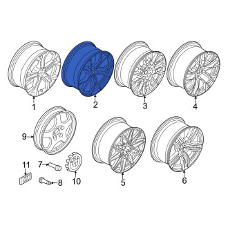 BMW X6 Factory Steel Wheels — CARiD.com