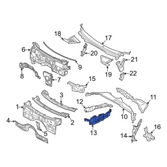 BMW X6 Cowl Panels & Parts - Vent Grills | CARiD