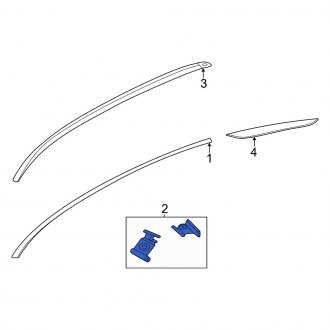 BMW X6 Roof Seals & Moldings — CARiD.com