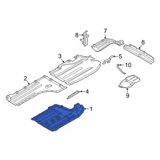 BMW X6 Underbody Covers | Splash Shields — CARiD.com