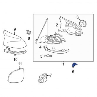 BMW OEM Mirrors | Factory Towing & Side View Mirrors — CARiD.com
