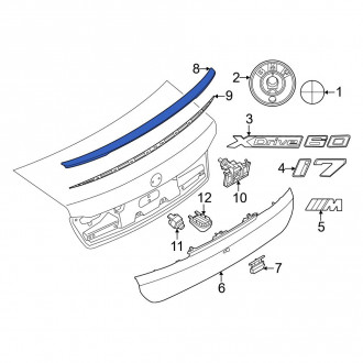 BMW 7-Series Factory Style Rear Spoilers – CARiD.com