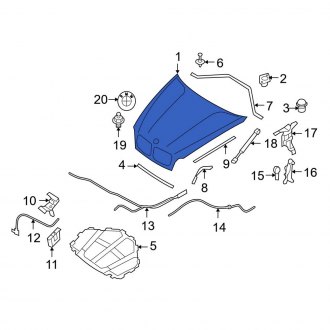 BMW X6 Replacement Hood Panels — CARiD.com