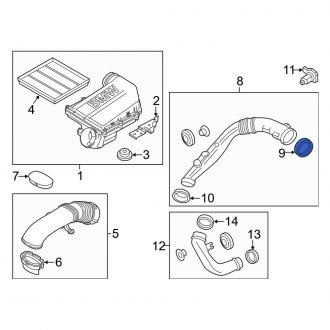 BMW OEM Air Intake Parts | Filters, Manifolds — CARiD.com