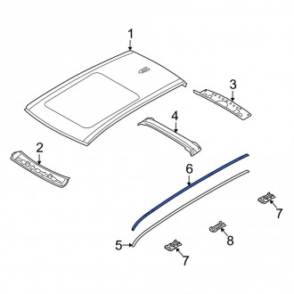 BMW X6 OEM Roofs & Parts | Panels, Drip Rails — CARiD.com