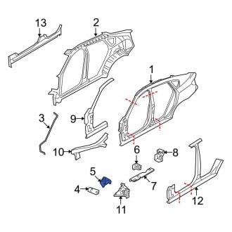 BMW X4 OEM Chassis Frames & Body Parts | Tubs, Doors — CARiD.com