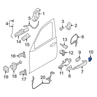 BMW 4-Series Door Handles & Window Crank Handles — CARiD.com