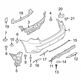 BMW X6 OEM Bumpers | Genuine Front & Rear Bumpers — CARiD.com
