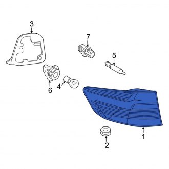 BMW X6 OEM Tail Lights | LED, Fiber Optic — CARiD.com