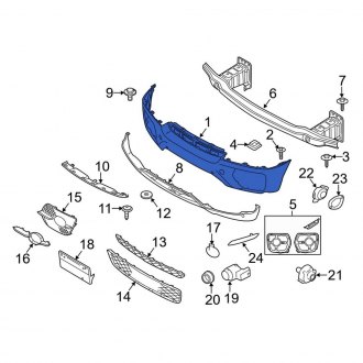 BMW X6 Replacement Front Bumpers & Components — CARiD.com