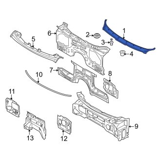 BMW X6 Cowl Panels & Parts | Vent Grills — CARiD.com