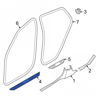 BMW Door Sills | Replacement Door Sill Plates — CARiD.com