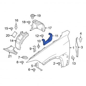 BMW X7 Fender Support Braces & Hardware — CARiD.com