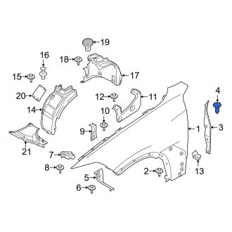 BMW X7 Fender Support Braces & Hardware — CARiD.com