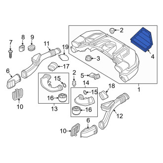 BMW 7-Series OEM Air Intake Parts | Filters, Manifolds — CARiD.com