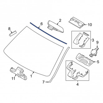 BMW 6-Series OEM Window Parts | Visors, Regulators — CARiD.com