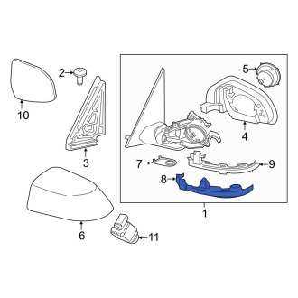BMW X5 OEM Mirrors | Towing, Side & Rear View — CARiD.com