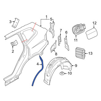 BMW Replacement Fender Seals | Front & Rear — CARiD.com