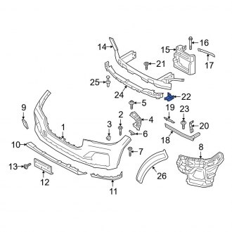 BMW X7 OEM Bumpers | Genuine Front & Rear Bumpers — CARiD.com