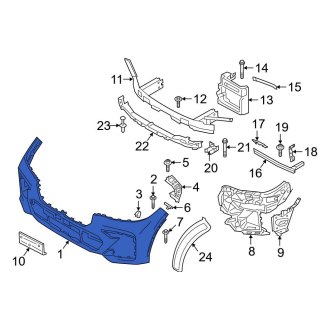 BMW X7 OEM Bumpers | Genuine Front & Rear Bumpers — CARiD.com