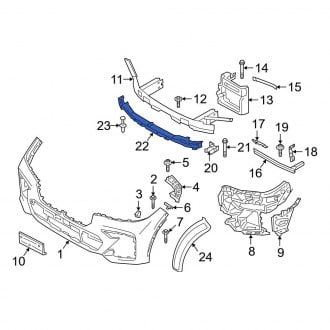 BMW X7 OEM Bumpers | Genuine Front & Rear Bumpers — CARiD.com
